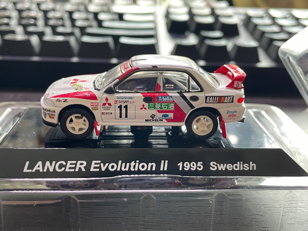 1/64 CMS Rally Mitsubishi Lancer EVO II 1:64, 興趣及遊戲, 玩具 & 遊戲類 - Carousell