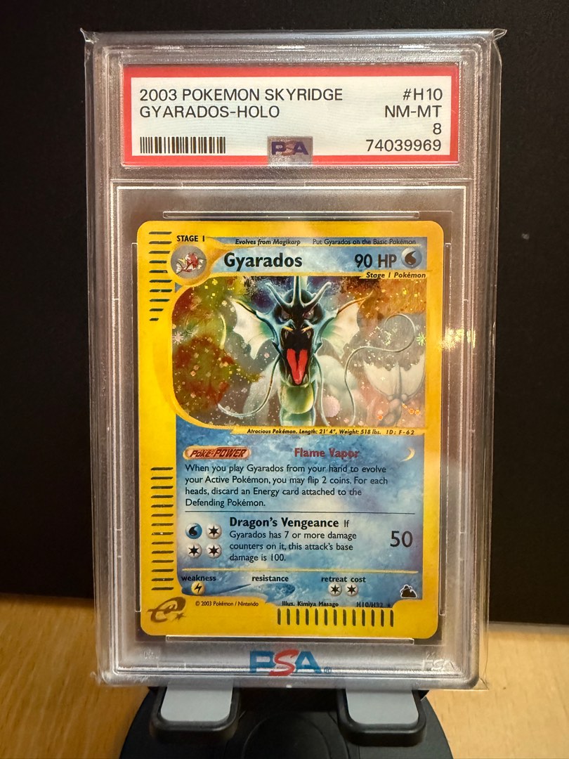 2003 Skyridge Gyarados Holo - PSA 8, Hobbies & Toys, Toys & Games on ...