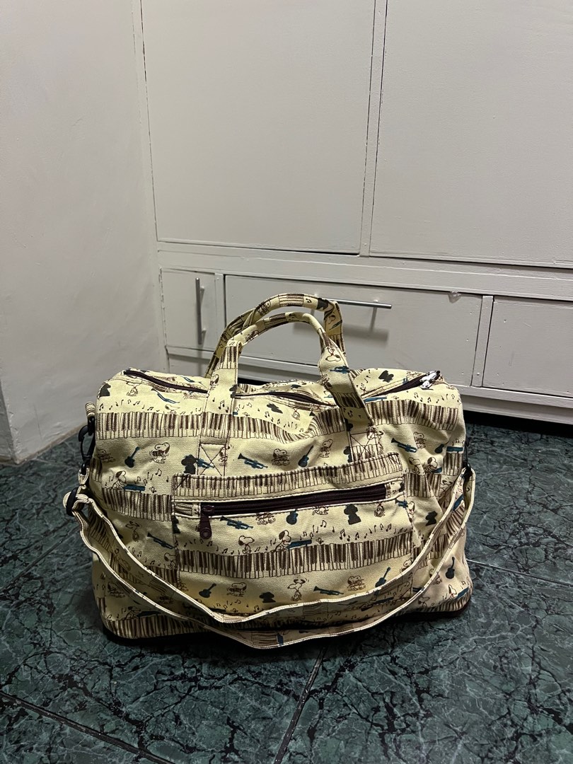 2WAY PEANUTS DUFFLE BAG, Women's Fashion, Bags & Wallets, Cross-body Bags on Carousell