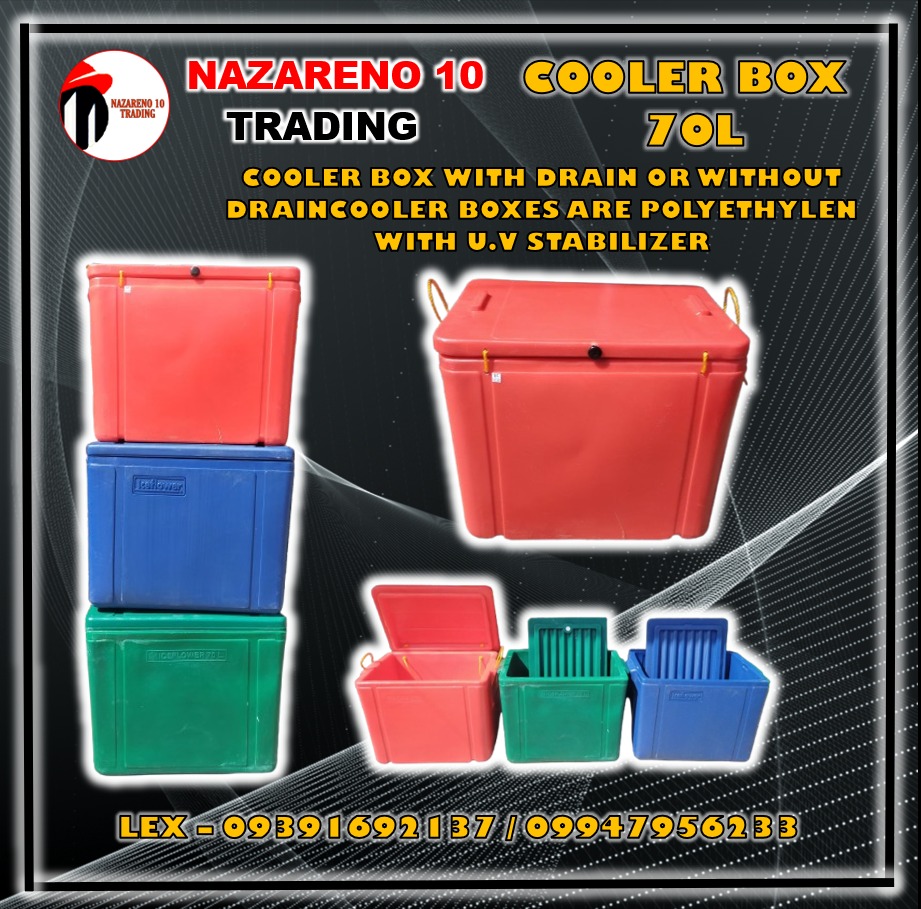 70 Liters cooler box storage box 70L, Furniture & Home Living, Home Improvement & Organization ...