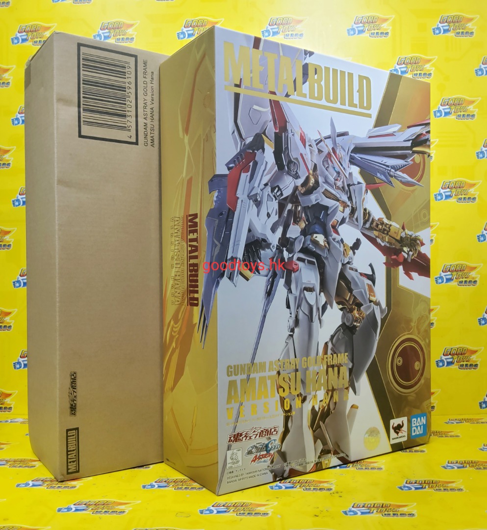 全新未開封 BANDAI 魂商店限定 METAL BUILD SEED ASTRAY GUNDAM ASTRAY GOLD FRAME AMATSU HANA VERSION HANA 超合金 ...