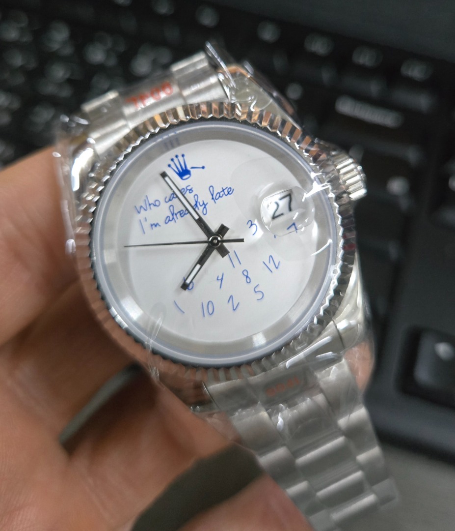 【訂製】 relax dial seiko mod 搭載精工NH35機械機芯 39mm 藍寶石玻璃 904L精鋼 附送精美錶盒, 男裝, 手錶 ...