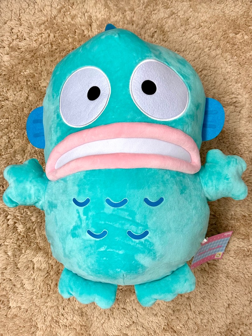 全新 Sanrio 50cm Mega big plush hangyodon 大水怪公仔 大海怪公仔, 興趣及遊戲, 玩具 & 遊戲類 ...