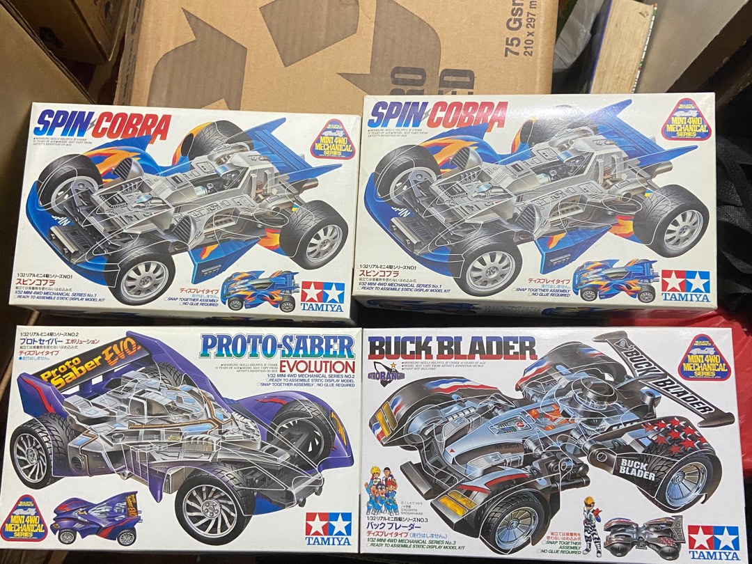 雙星 Tamiya 田宮 19301 19302 19303 spin cobra proto saber buck blader, 興趣及遊戲, 玩具 & 遊戲類 - Carousell