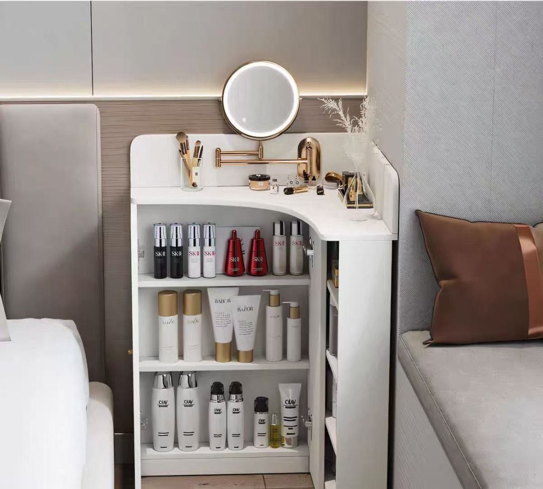A&1795 corner dressing table Ultra-thin 18cm delicate space-saving ...