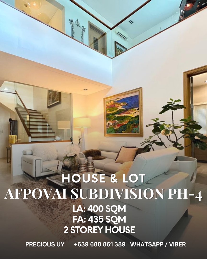 AFPOVAI 2 STOREY HOUSE & LOT , Property, For Sale, House & Lot on Carousell