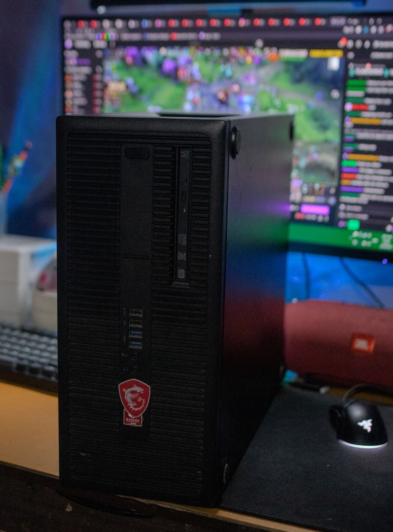 AOC Gaming Monitor 144hz Intel i7 Gaming PC Desktop Computer Set 16GB ...