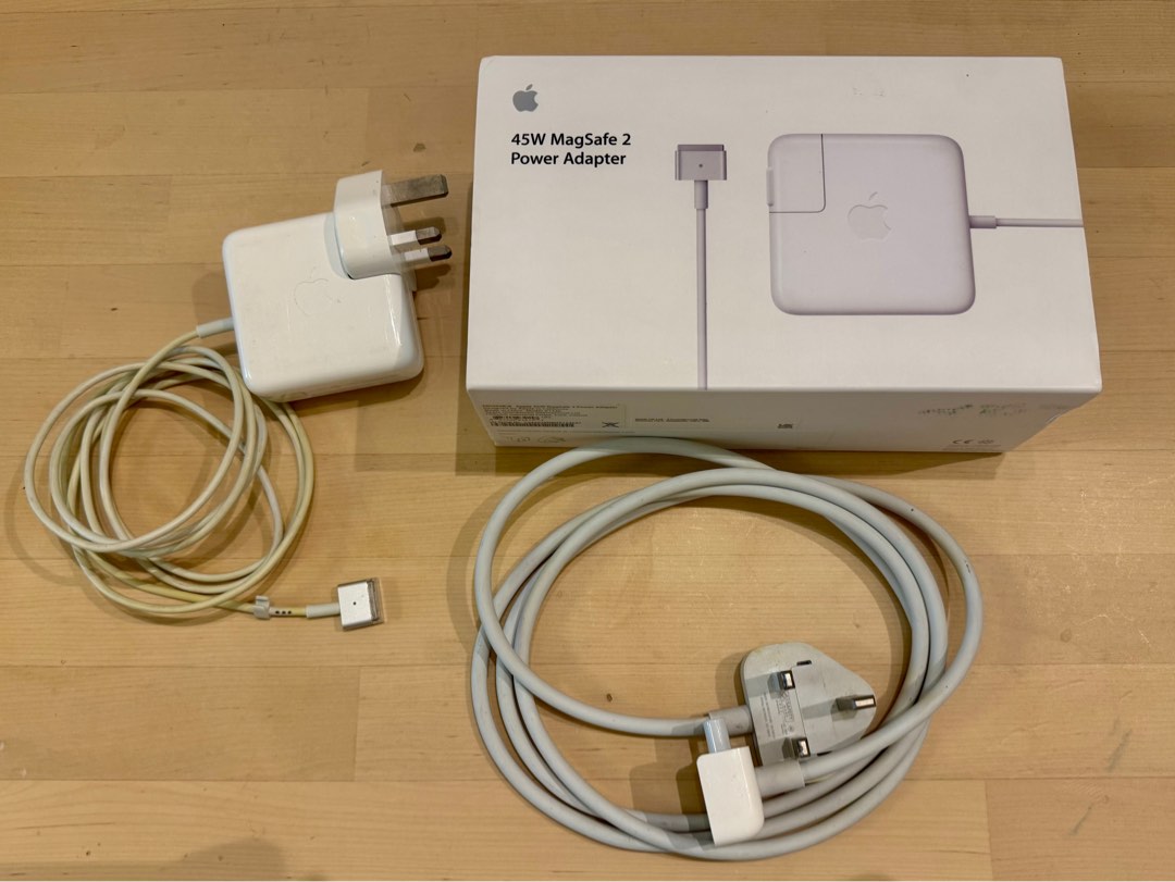 Apple 45w MagSafe 2 Power Adapter + Extension Cable, Computers & Tech ...