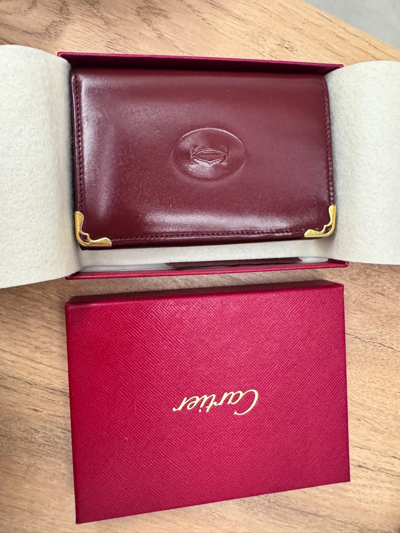 Authentic Cartier trifold wallet (complete inclusion), Men's Fashion ...