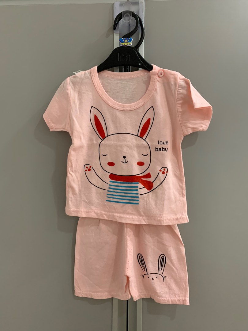 baby set shrit and short, Babies & Kids, Babies & Kids Fashion on Carousell
