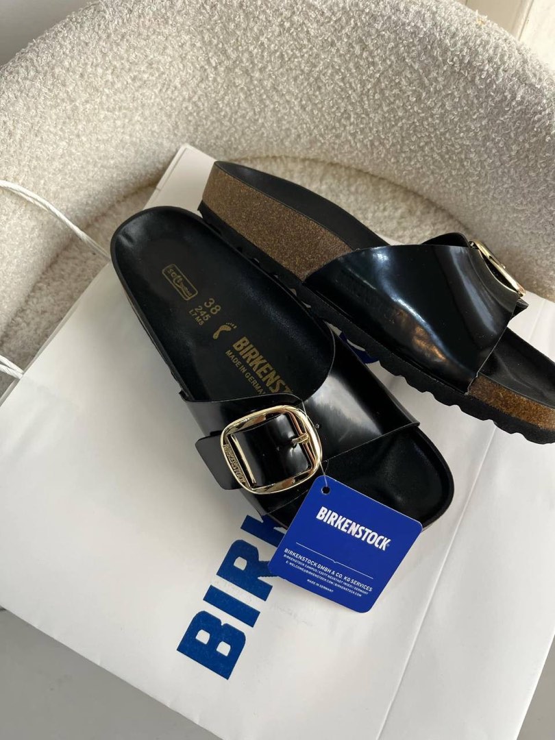 Birks Madrid Big Buckle, Men's Fashion, Footwear, Slippers & Slides on ...