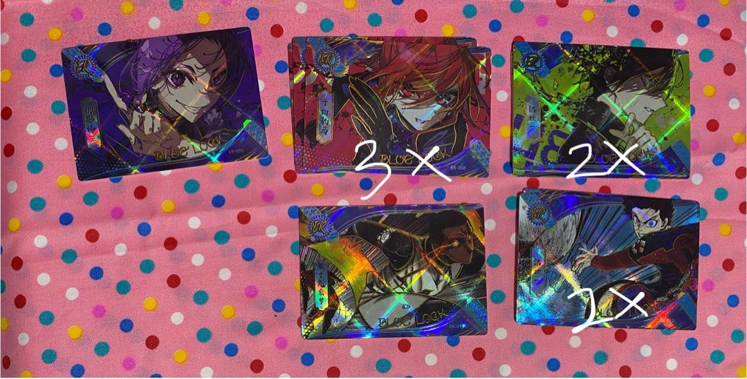 blue lock card isagi nagi reo bachira kurona chigiri kunigami loki ...