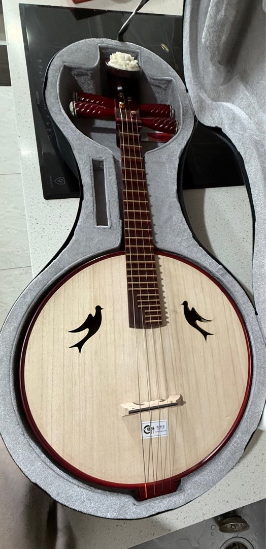 Bo Yue Model 200 Rosewood Colored Daruan (Metal Frets), Hobbies & Toys ...