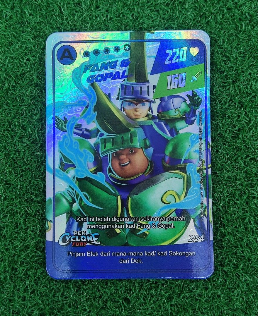 Boboiboy combo 11 loose kad pek techno breaker, cyclone fury, Hobbies & Toys, Toys & Games on ...