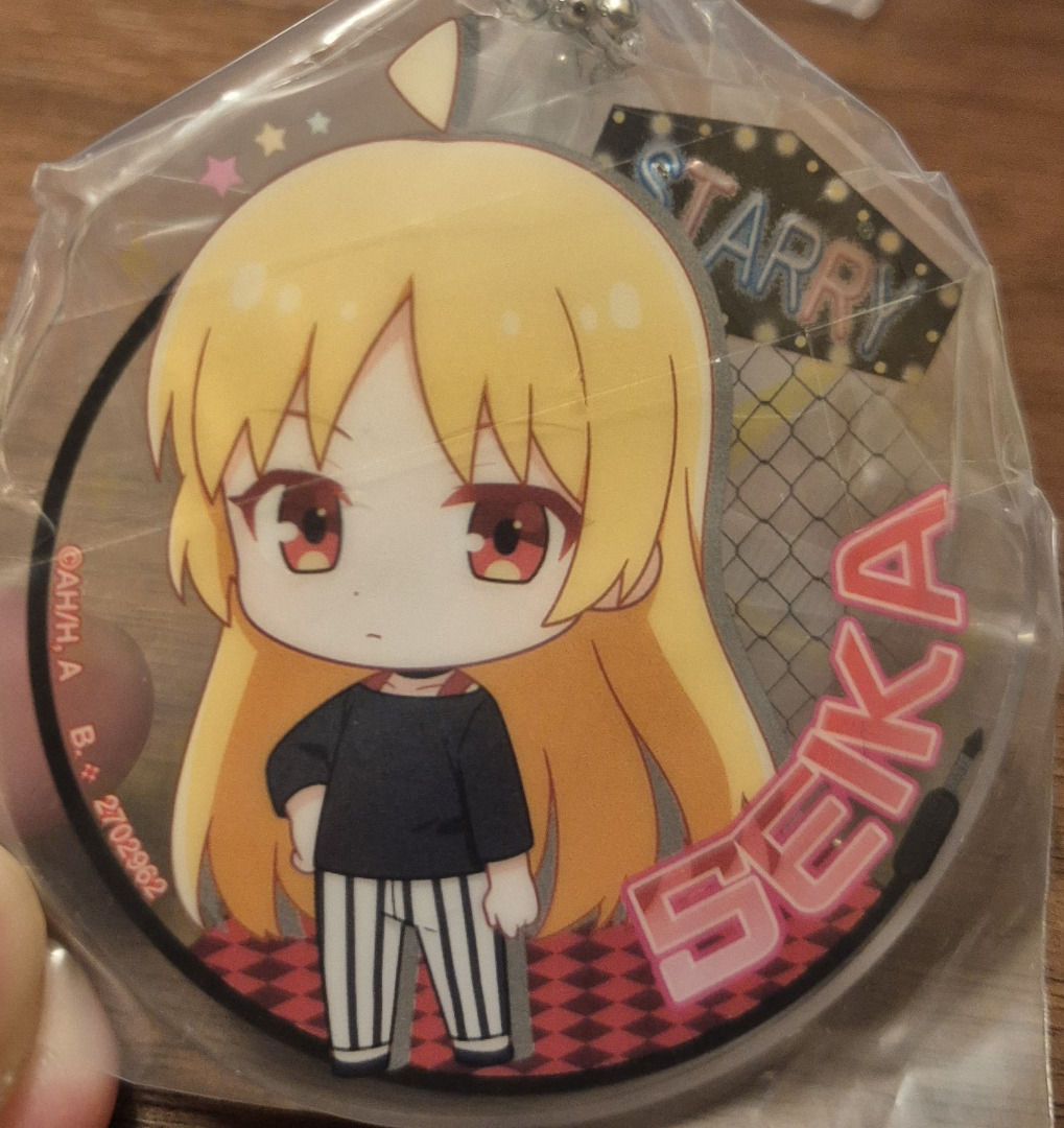 Bocchi the Rock Seika Ijichi Keychain, Hobbies & Toys, Memorabilia ...
