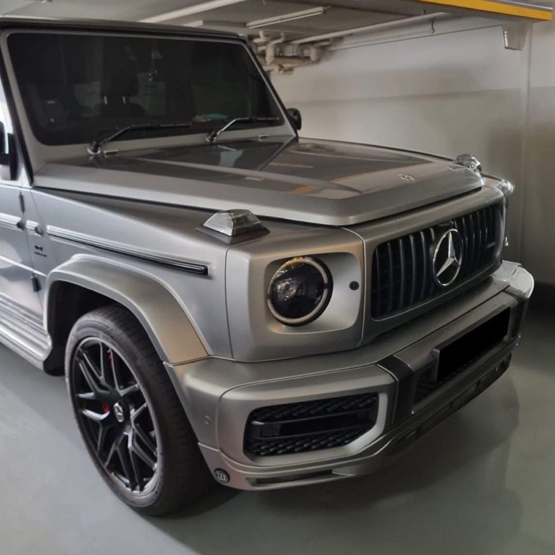 Brabus Front Spoiler w/ LED Daylight - W463A G63 AMG, Car Accessories ...