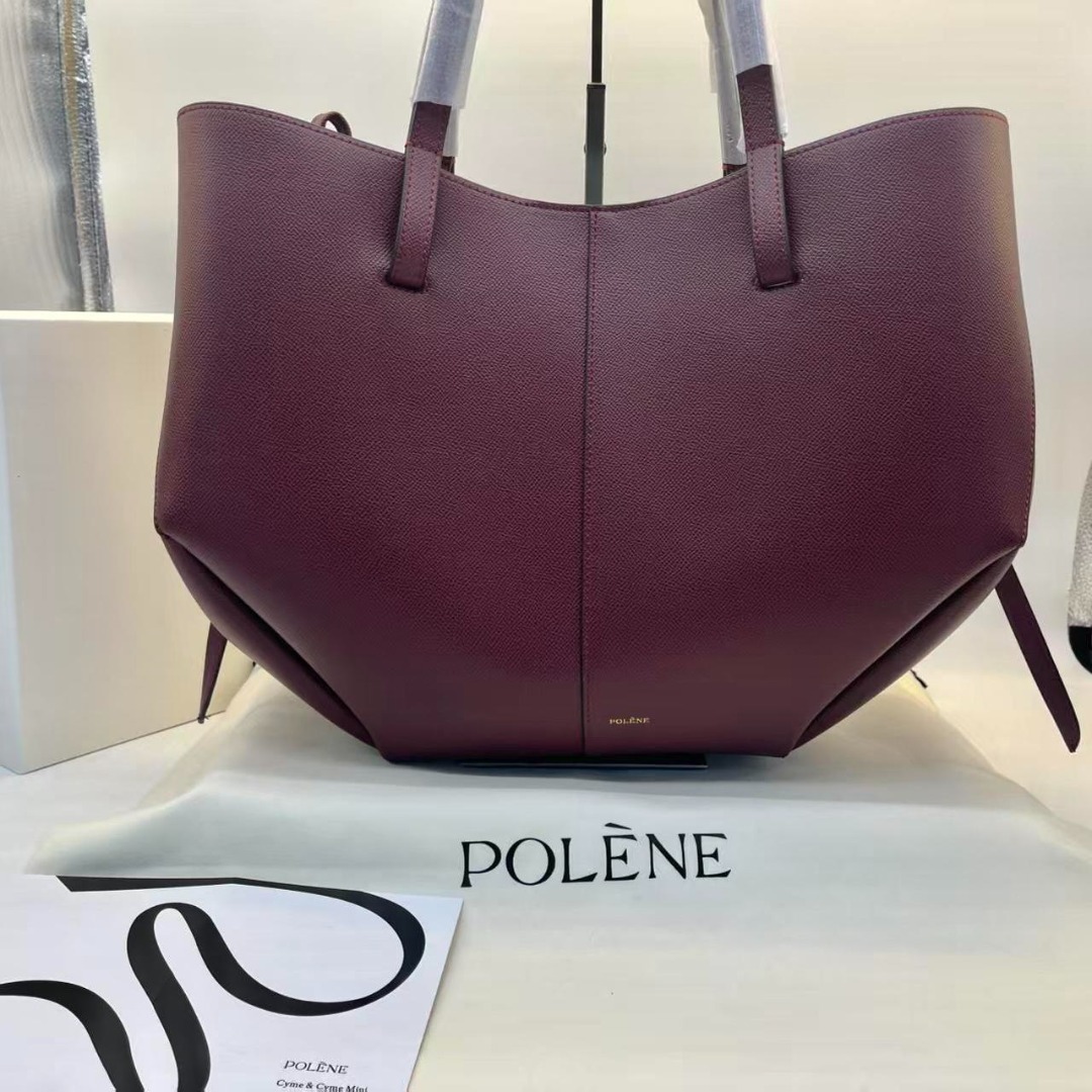 Brand New Polene Cyme Mini in Black Cherry, Women's Fashion, Bags ...