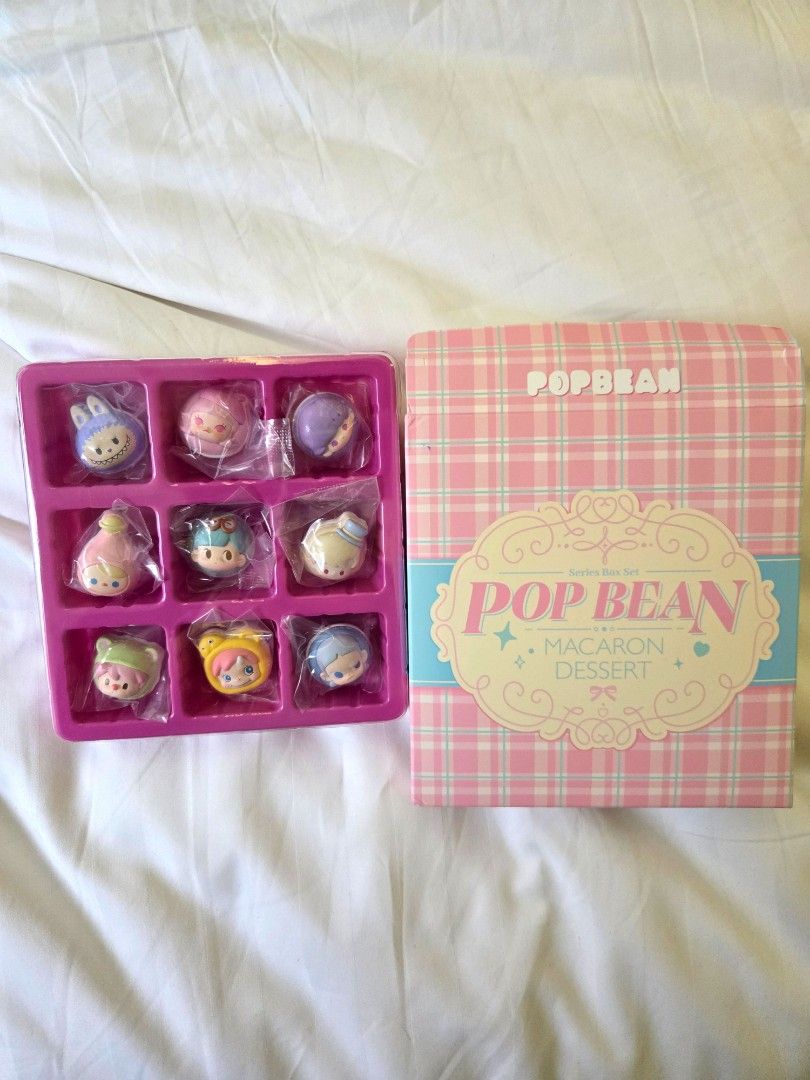 Brand new Popbeans Macaron Series - Labubu, Molly, Pucky, Lilios, Sweet ...