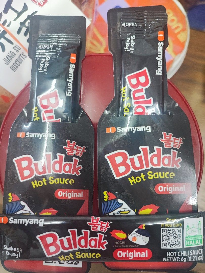 Buldak spicy hot sauce, Food & Drinks, Spice & Seasoning on Carousell