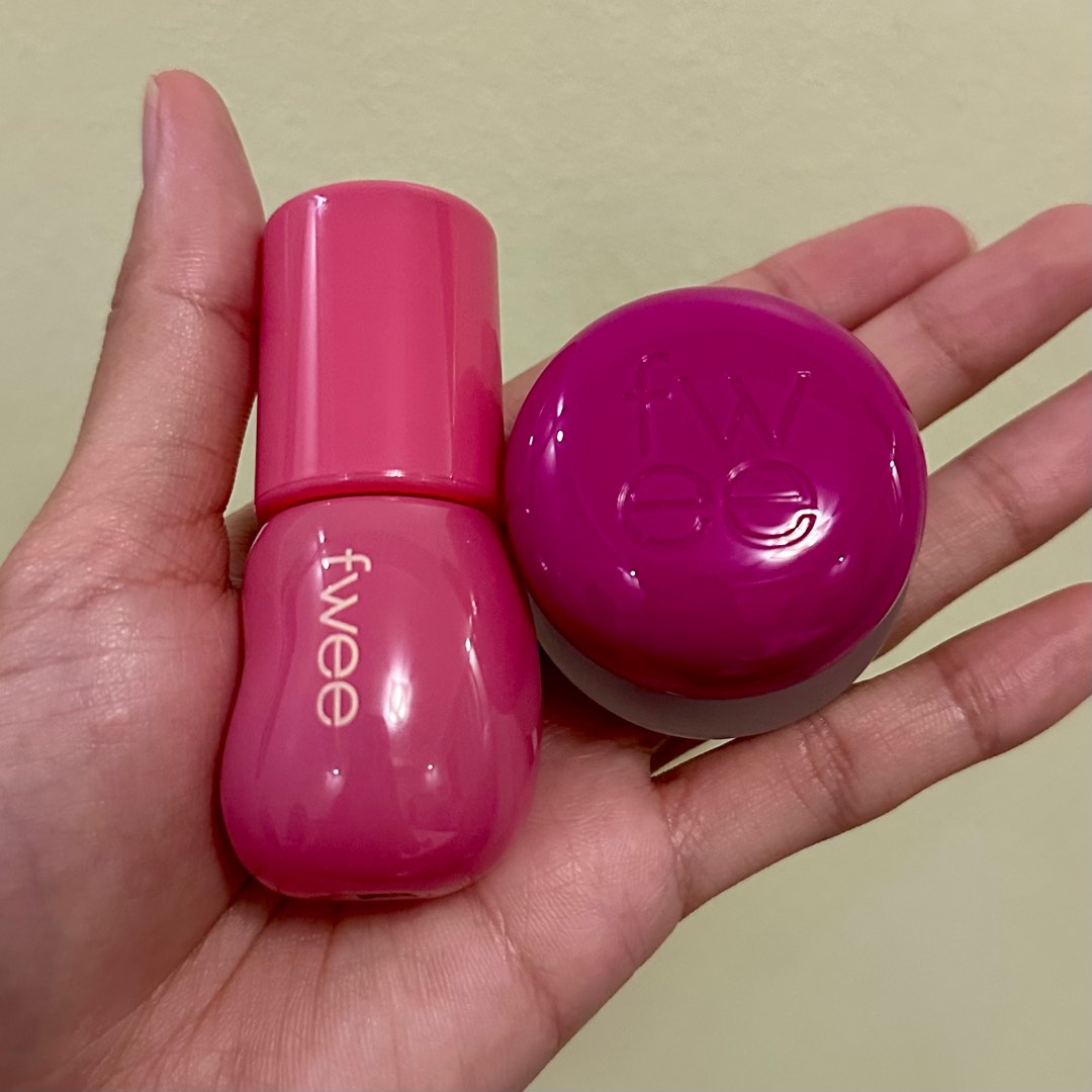 [BUNDLE] FWEE BLURRY PUDDING POT (BADDIE) + VOLUMING GLOSS (CANDY 70% ...