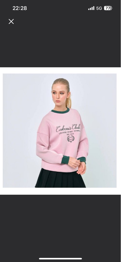 CAKENIS CLUBHOUSE PINK, Women's Fashion, Tops, Other Tops on Carousell