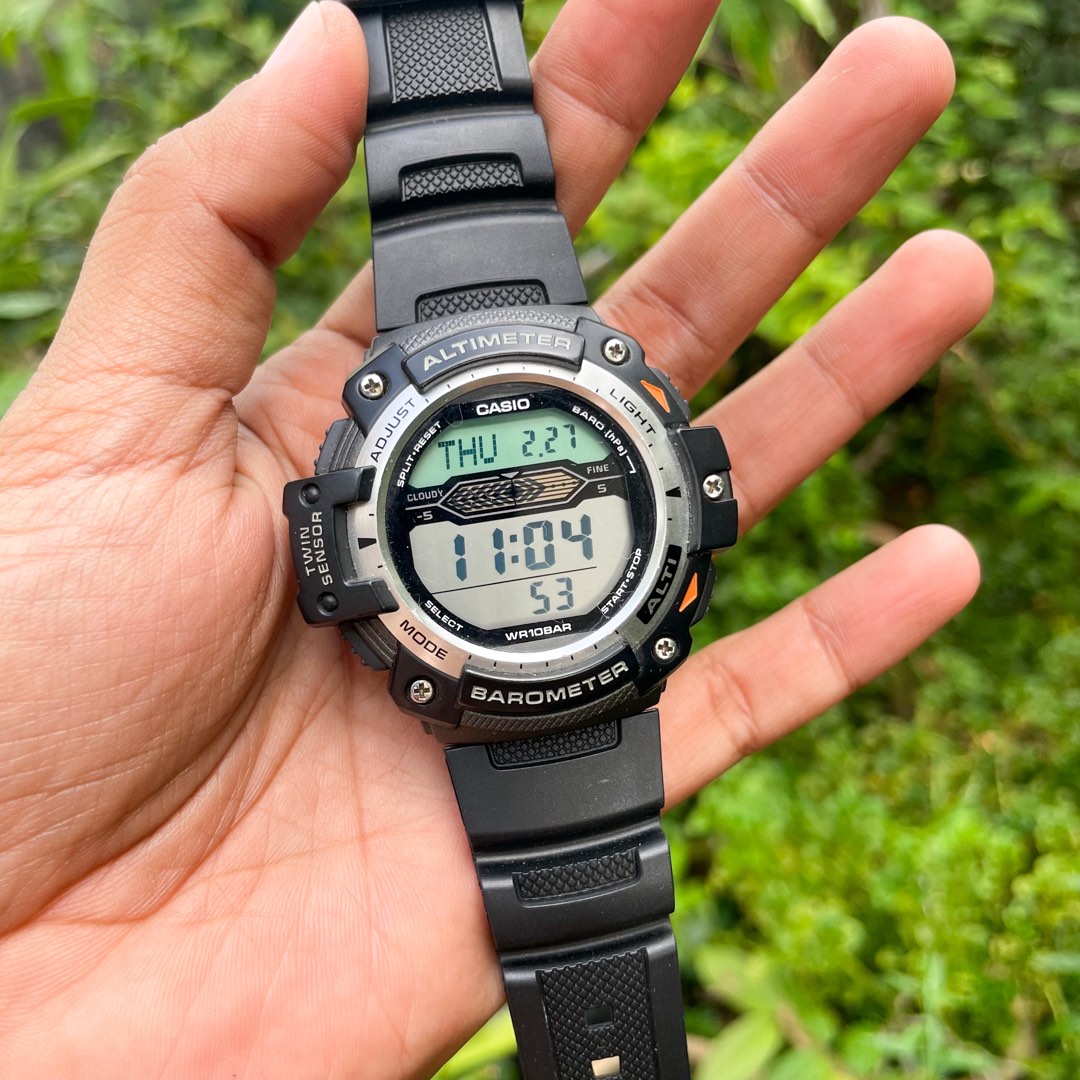 Casio Twin sensor SGW-300H, Men's Fashion, Watches & Accessories ...