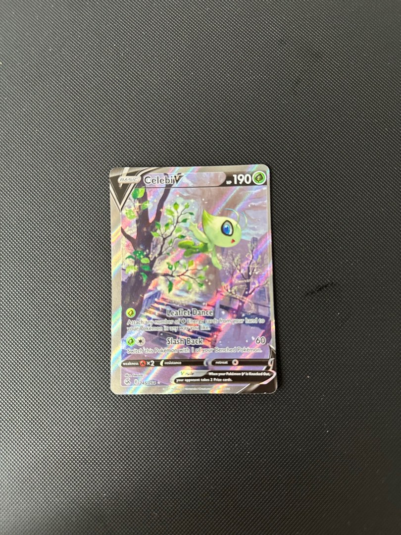 Celebi V Alternate Art | Pokemon V | Fusion Strike | Pokemon AA ...