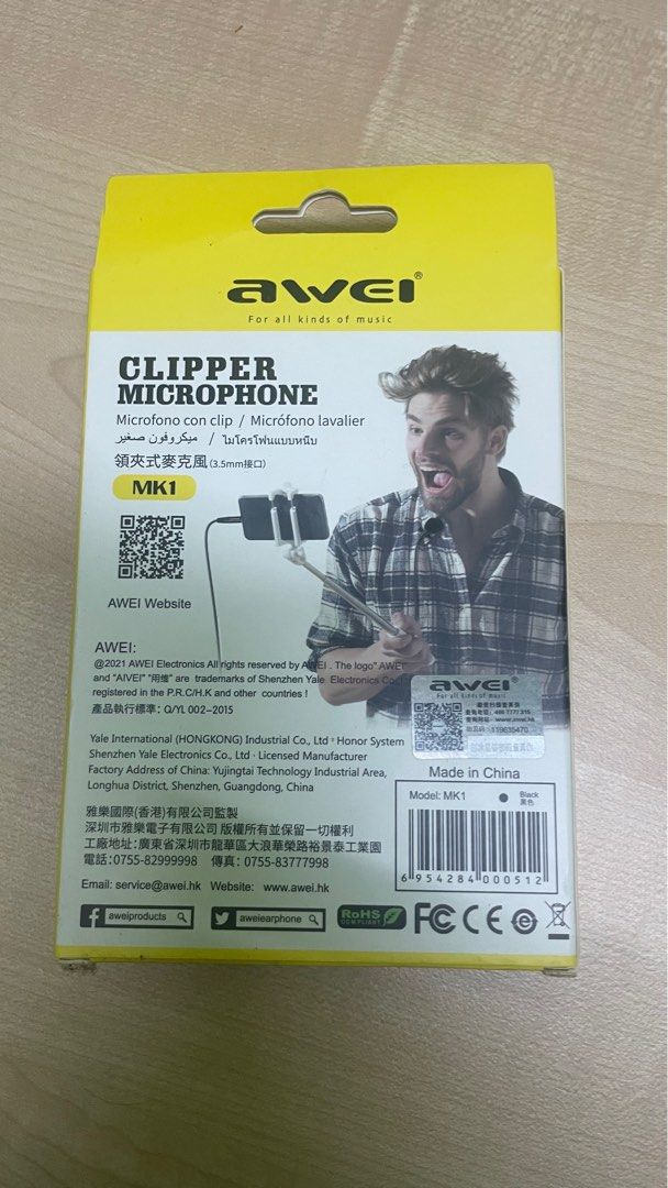 CLIPPER MICROPHONE MK1, Audio, Microphones on Carousell