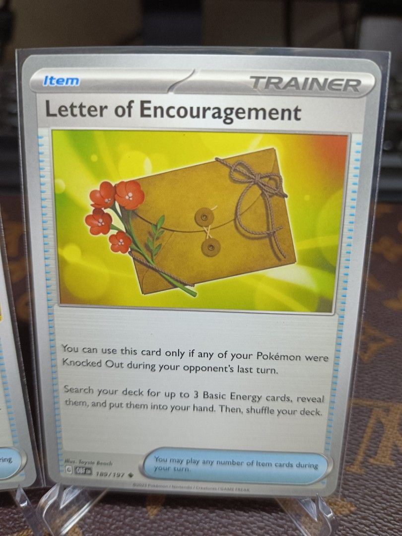 (Combo) Letter of Encouragement - 189/197 (Gym Pokemon TCG Stamped ...