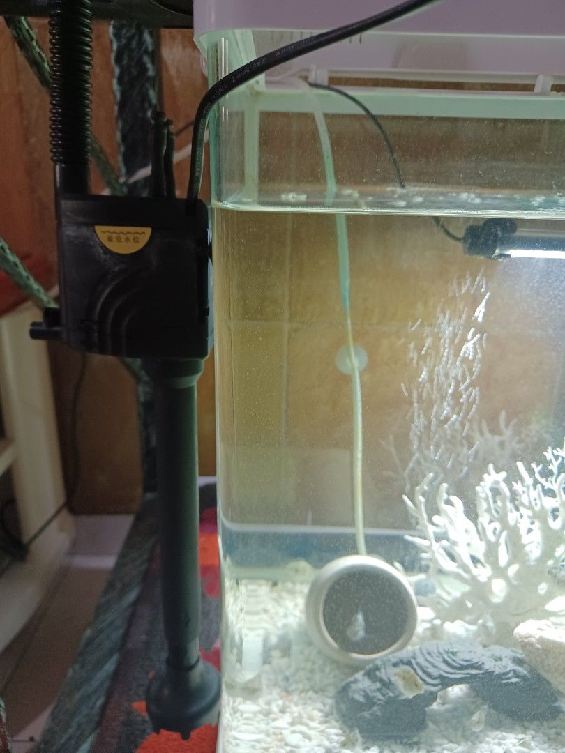 Complete set aquarium overhead filtration system, for tank up to 2 ft ...