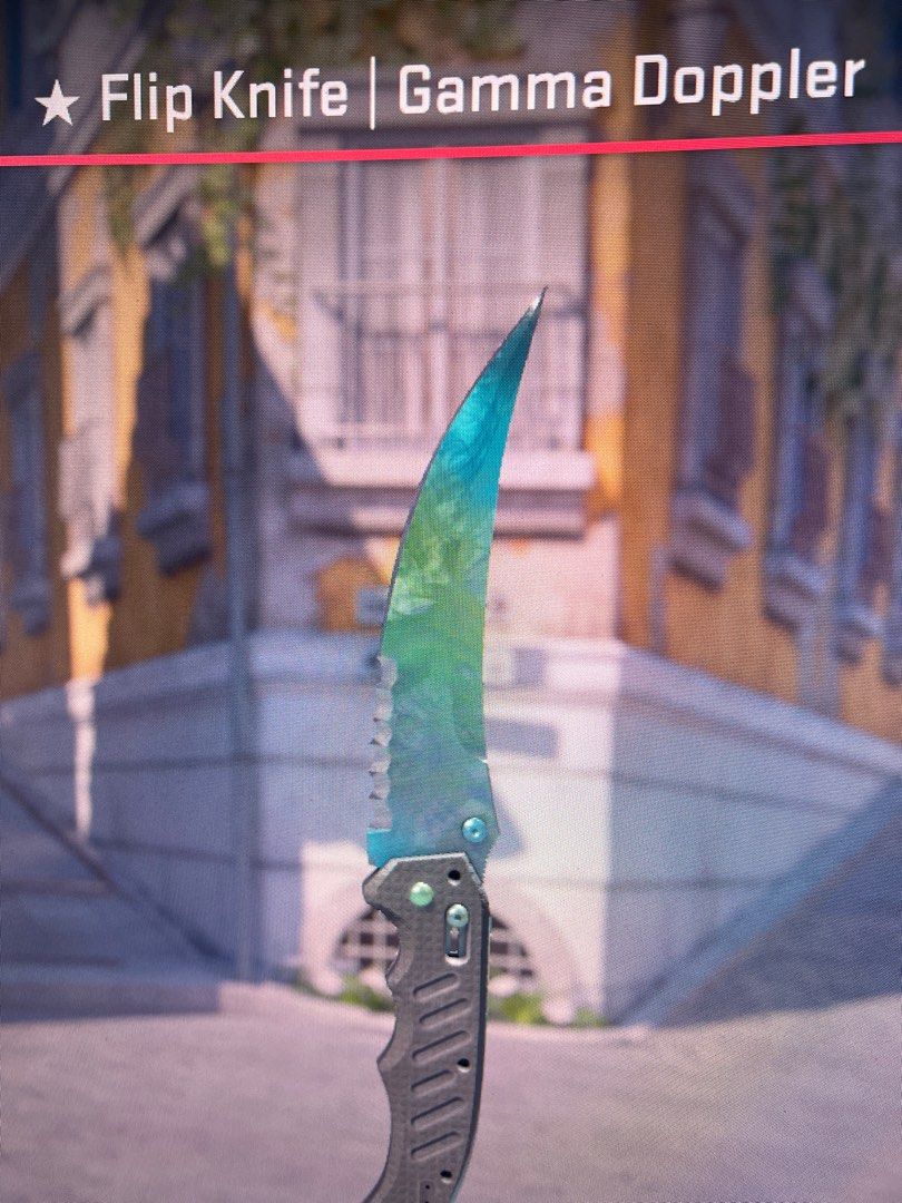 CS2 Flip Knife Gamma Doppler Phase 4 Factory New, Video Gaming, Gaming ...