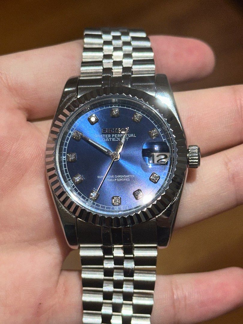 Pm to customise Seiko Mod Datejust watch. [CUSTOM BESPOKE] , Luxury ...