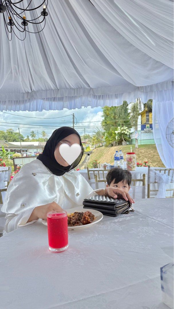 DEWI DIARY BAJU KURUNG PENDEK PUTIH SAIZ L, Women's Fashion, Muslimah ...