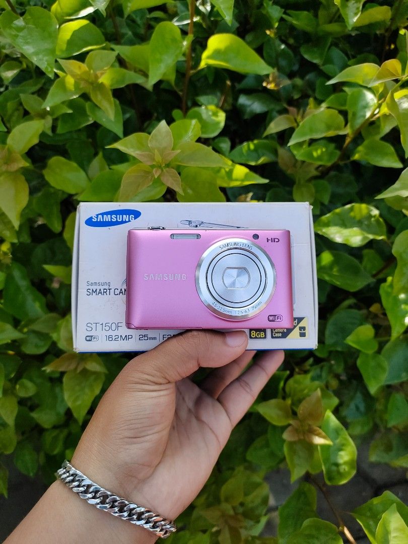 DIGICAM KAMERA DIGITAL SAMSUNG ST150F BABY PINK FULLSET BOX LIKE NEW ...