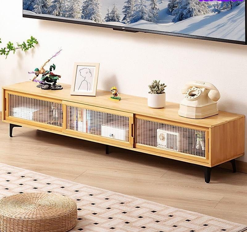 Double color selection/Japanese bamboo TV cabinet - floor cabinet/fine ...