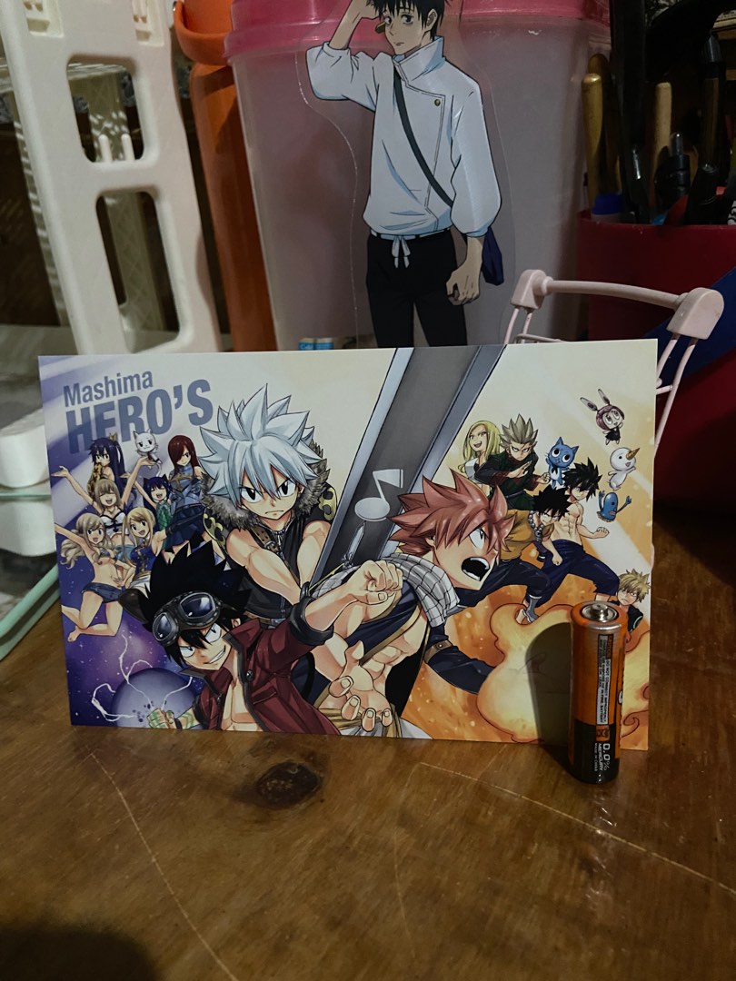 Edens Zero, Fairytail, Rave Master MASHIMA Heroes Crossover Postcard ...