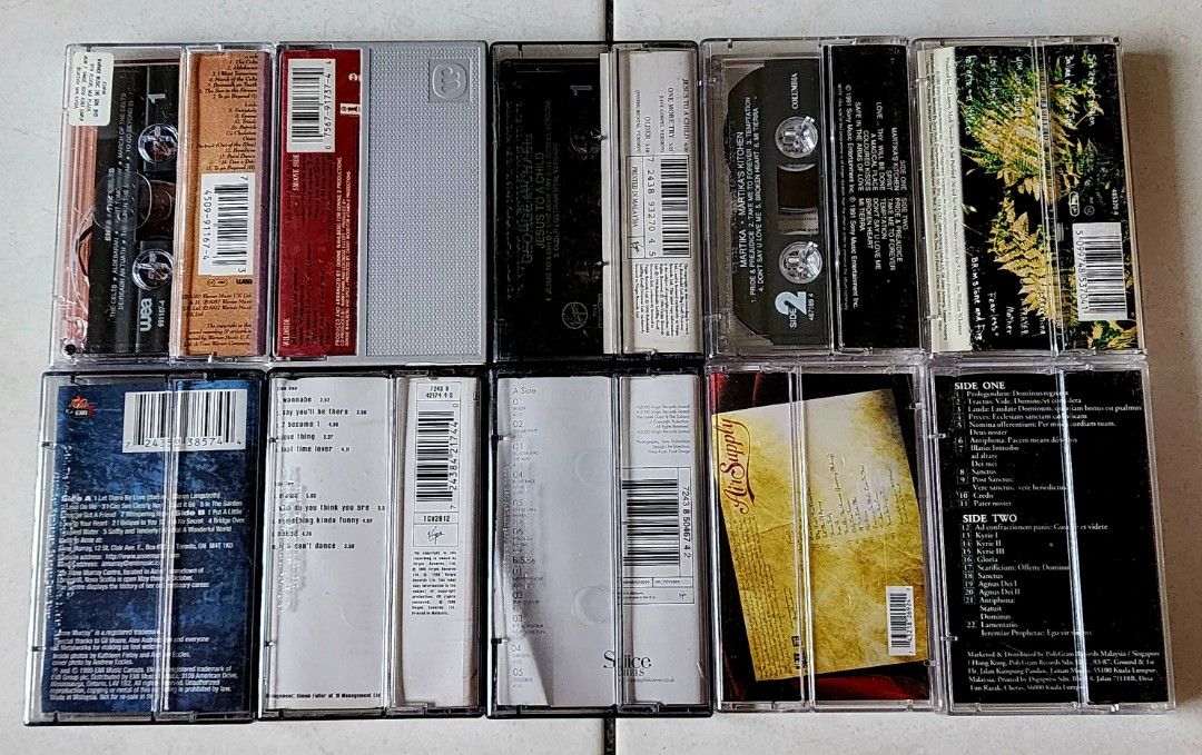 ENGLISH CASSETTES FOR SALE ( RM 25 EACH COPY ) ( PART 13 ) CASSETTE ...