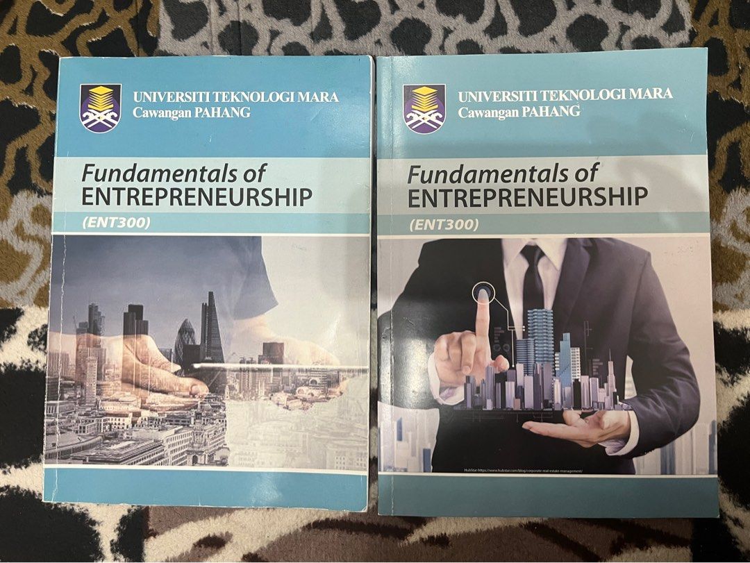ENT300 FUNDAMENTAL OF ENTREPRENEURSHIP UITM TEXTBOOKS ( ent 300 ), Hobbies & Toys, Books ...