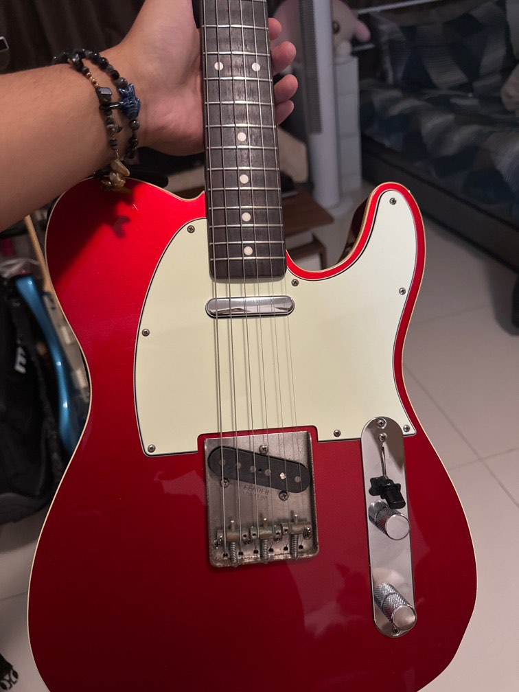 Fender MIJ red telecaster, Hobbies & Toys, Music & Media, Musical ...
