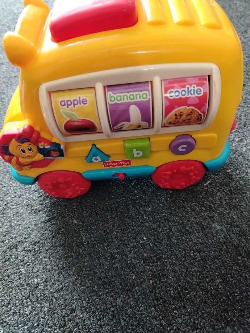 Fisher Price Musical School Bus Learning ABC Toy, Hobbies & Toys, Toys ...