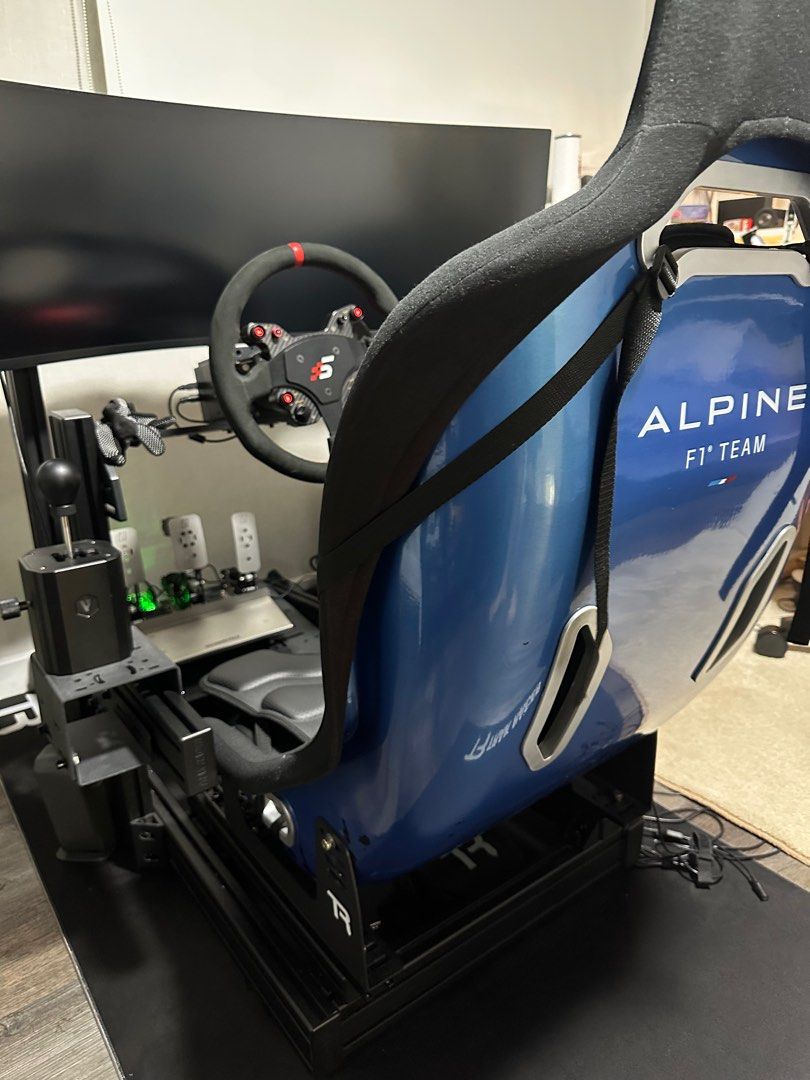 Full High End Sim Racing Rig - SIMAGIC ALPHA, HEUSINKVELD, VNM ...