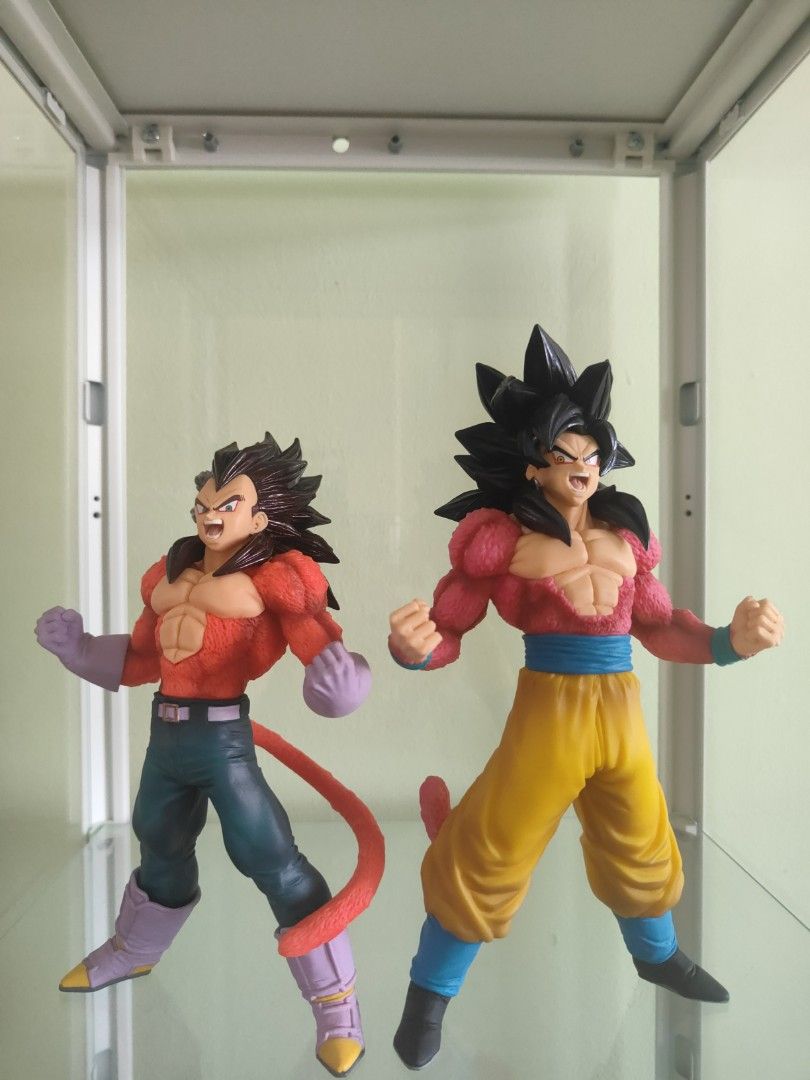 Goku and Vegeta ssj4 blood of Saiyans figure, Hobbies & Toys, Toys ...