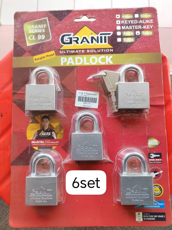 Granit Ultimate Solution Padlock, Furniture & Home Living, Security ...