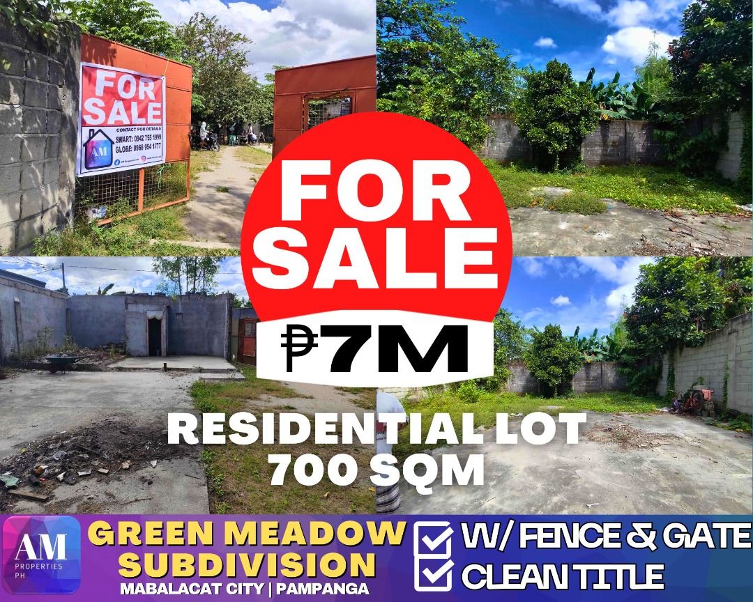 Green Meadow Subdivision Mabalacat City, Pampanga Residential Lot 700 ...