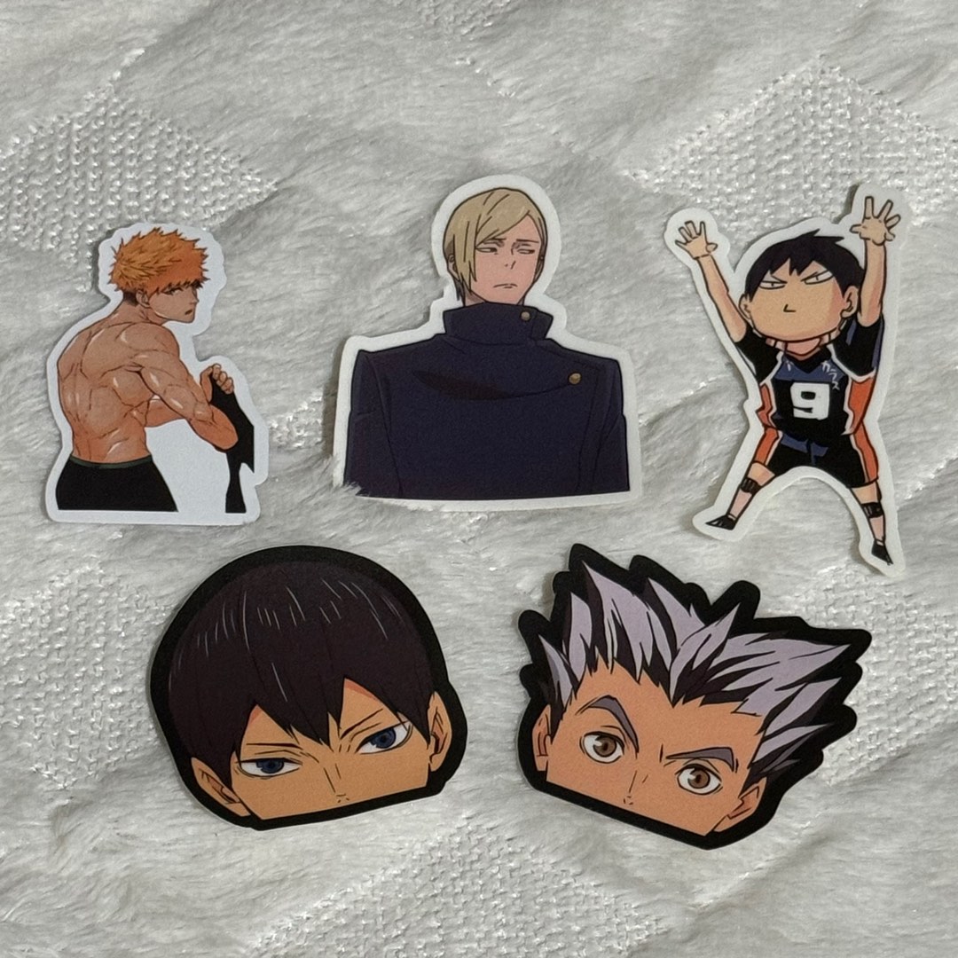 Haikyu Stickers, Hobbies & Toys, Stationary & Craft, Art & Prints on ...