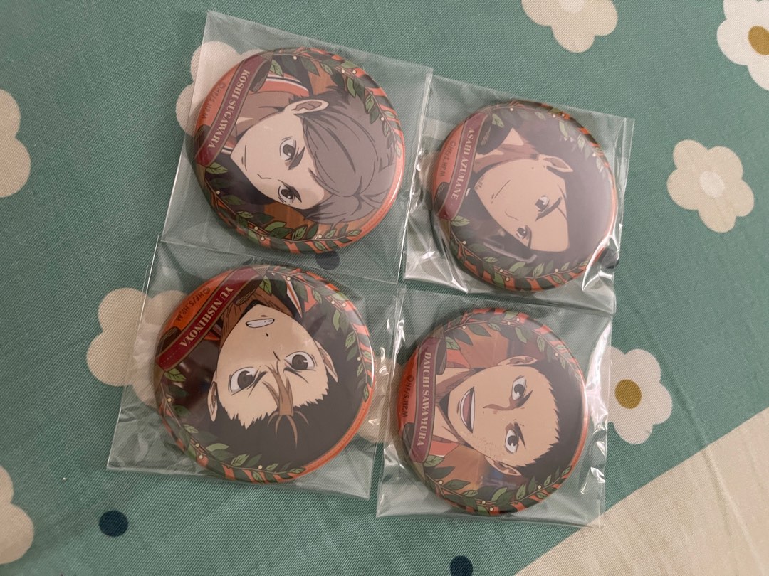 Haikyuu badges haikyu, Hobbies & Toys, Collectibles & Memorabilia, Fan ...