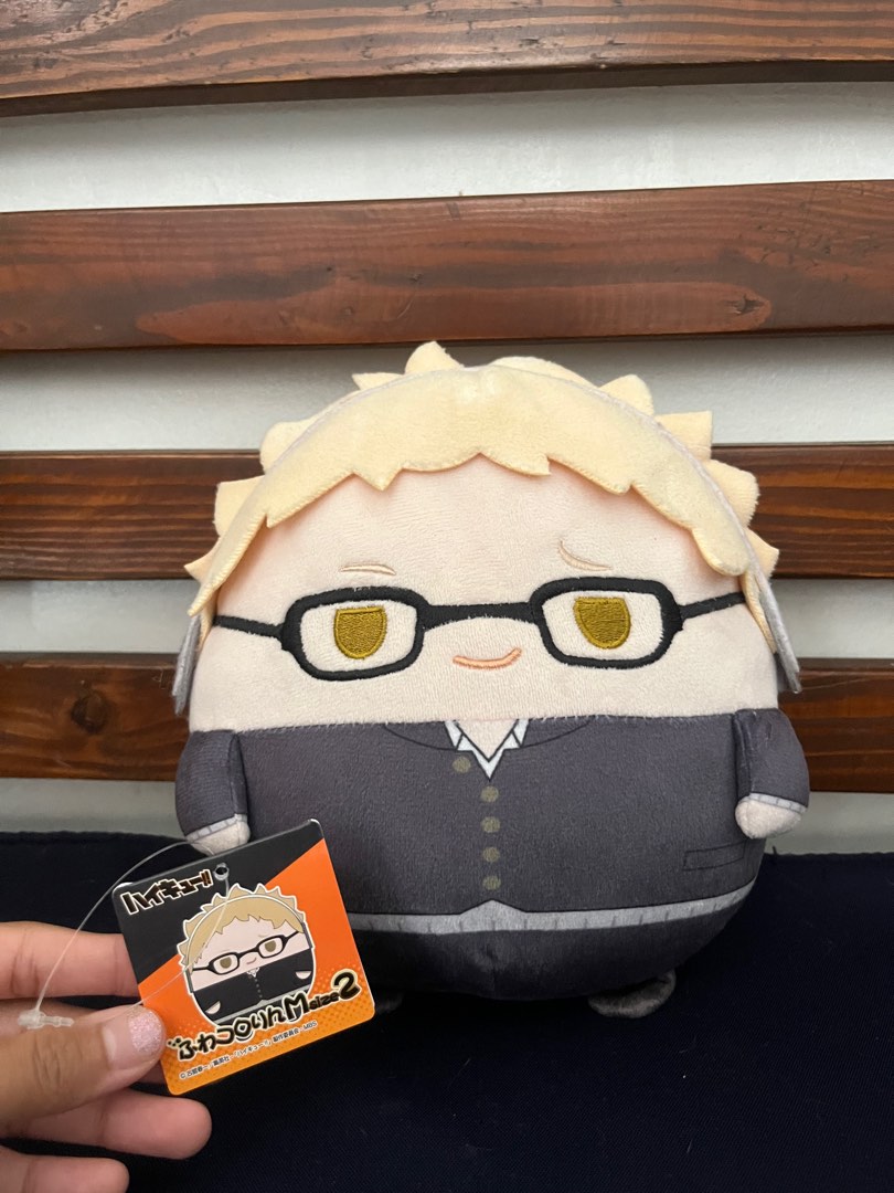 Haikyuu Tsukishima Med Fuwa (Fuwakororin), Hobbies & Toys, Toys & Games ...