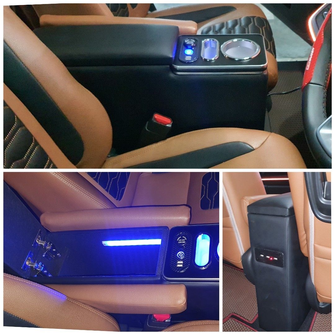 Honda Mitsubishi MPV VAN car armrest console box STEPWAGON SPADA STREAM ...