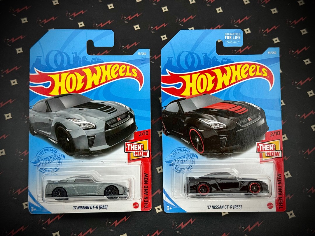 Hot Wheels Nissan GT-R R35 Kroger Exclusive black Red US Card Hotwheels ...