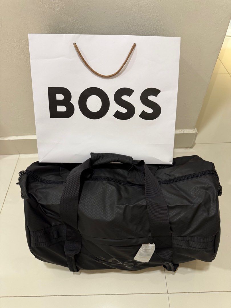 Hugo Boss Duffle Bag, Luxury, Bags & Wallets on Carousell